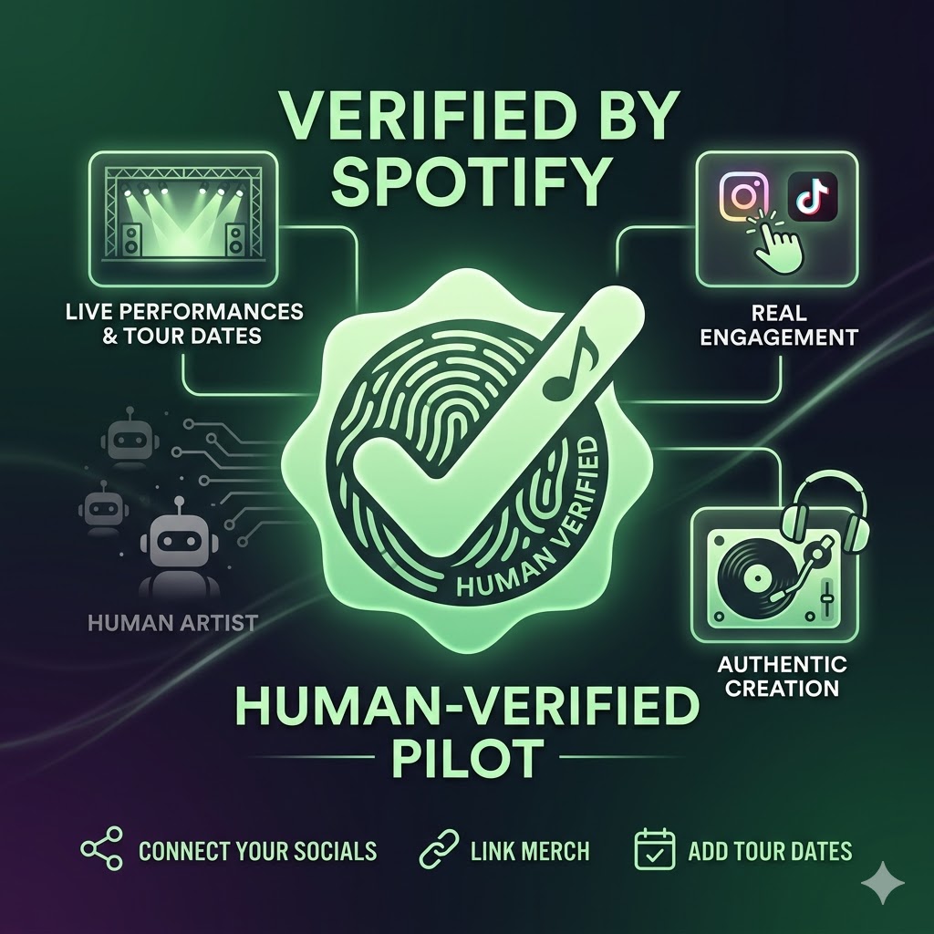 Verified by Spotify: How to Prove You’re a Human Artist